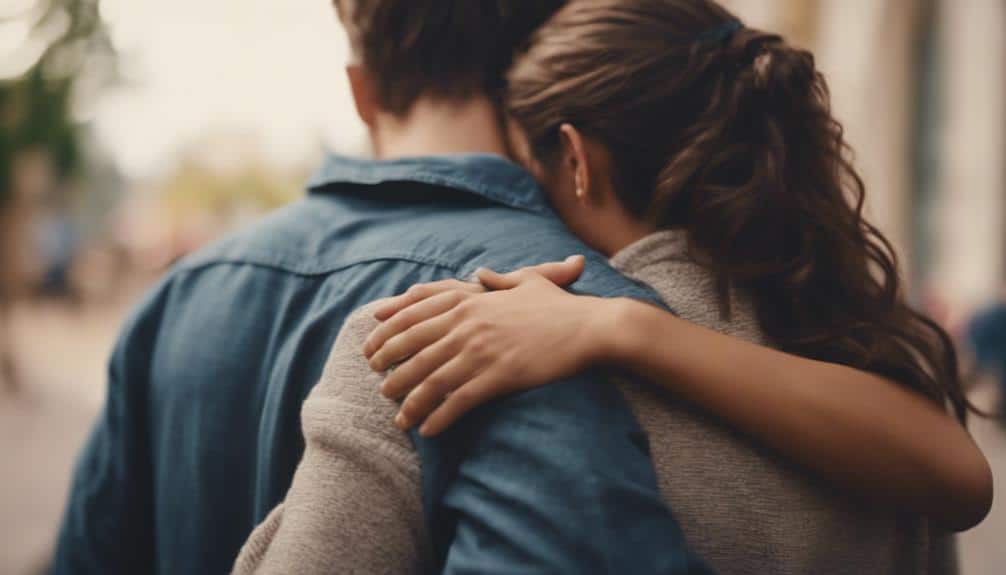 6 Things It Means When Someone Rubs Your Back While Hugging | LoveLingoLab